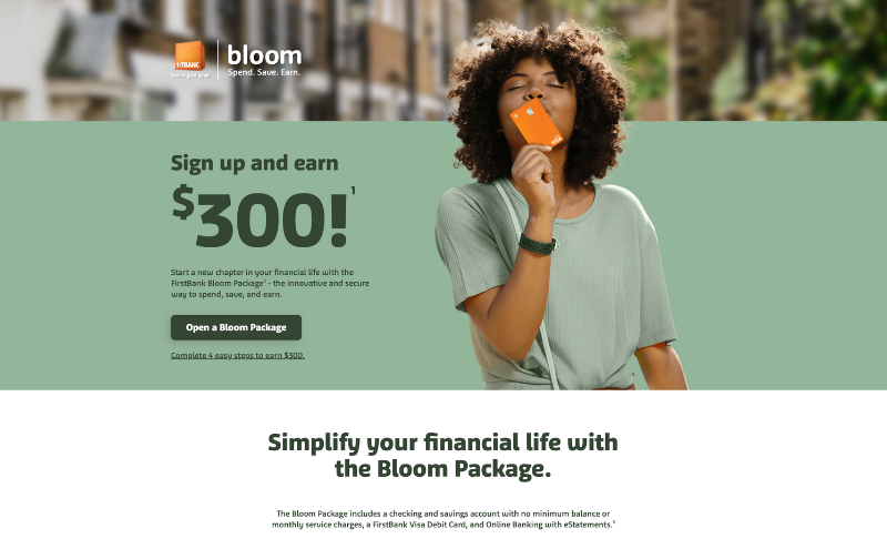 First Bank - $300 Checking/Savings Bonus - Profitable Content