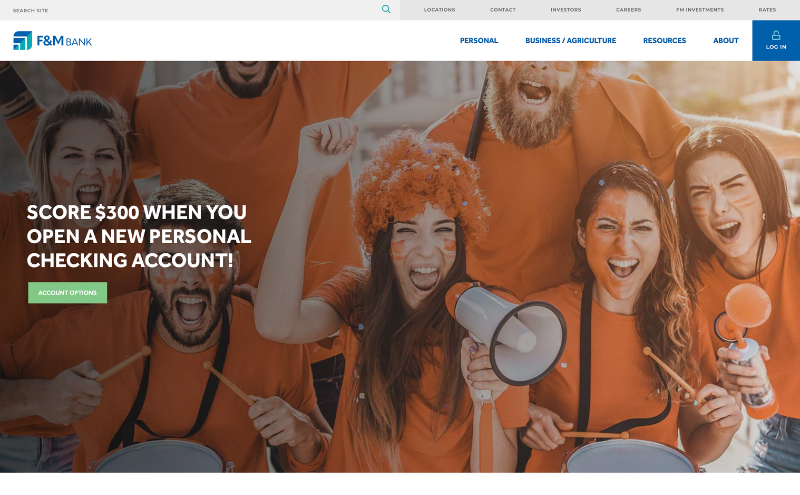 F&M Bank - $250 Checking Bonus - Profitable Content