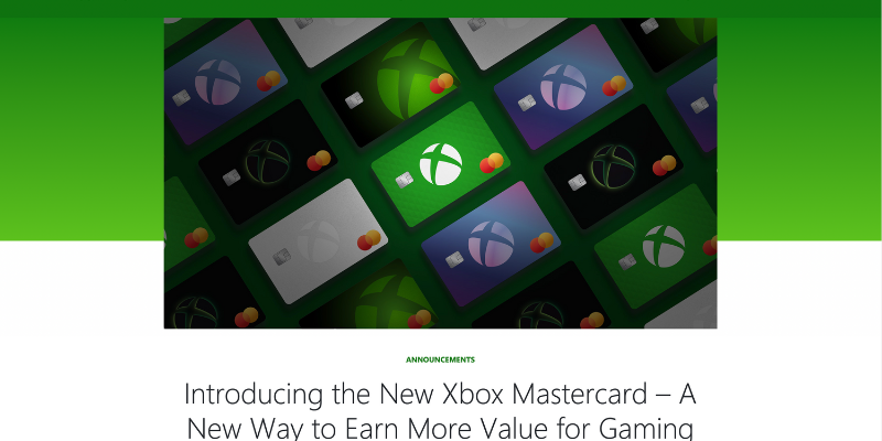 New Xbox Mastercard Credit Card - Profitable Content