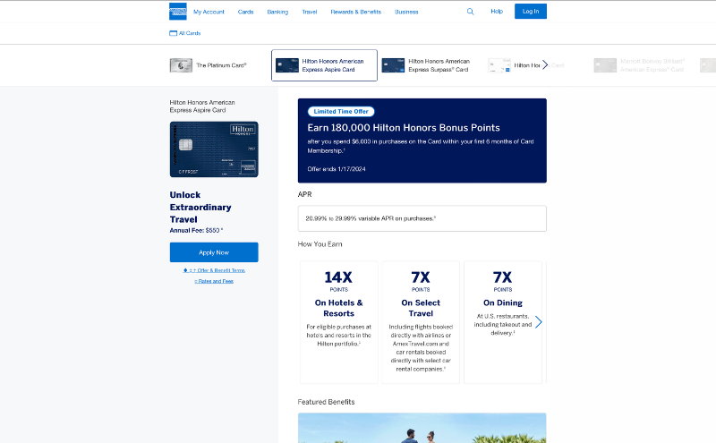 American Express Refreshes Hilton Card Lineup - Profitable Content