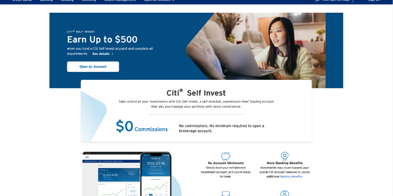 Citi - $500 Brokerage Bonus - Profitable Content