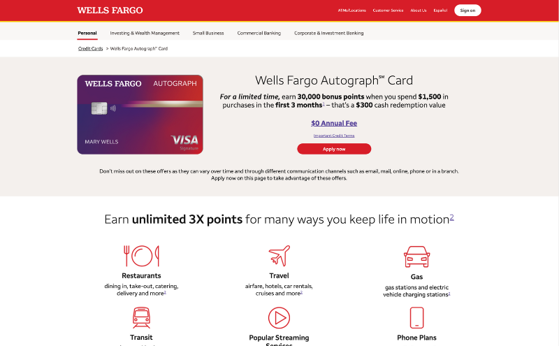 Wells Fargo Possibly Adding New Autograph Cards - Profitable Content