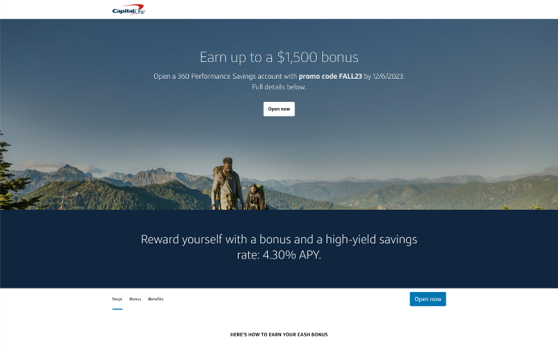 Capital One - Up To $1,500 Savings Bonus - Profitable Content