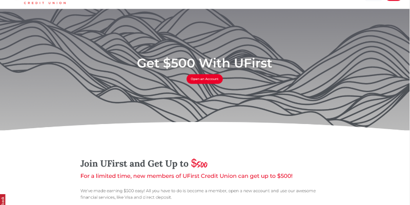 UFirst Credit Union - $400 Checking Bonus - Profitable Content