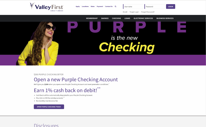 Valley First Credit Union - $200 Checking Bonus - Profitable Content