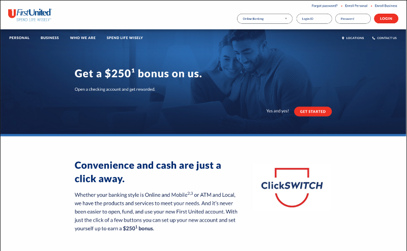 First United Bank - $250 Checking Bonus - Profitable Content