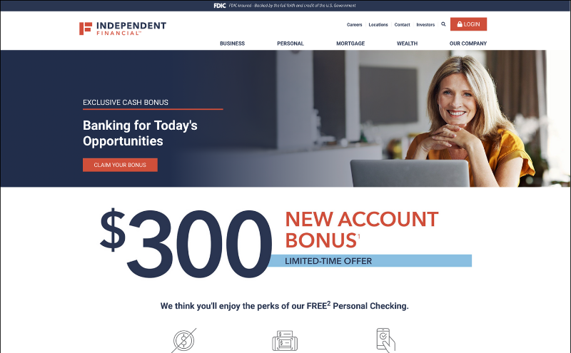 Independent Financial - $300 Checking Bonus - Profitable Content Independent Financial - $300 Checking Bonus - Profitable Content