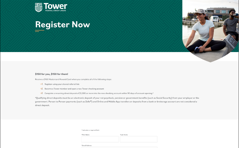 Tower Federal Credit Union - $150 Checking Bonus - Profitable Content