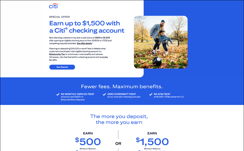 Citi - $425 Checking Bonus - Profitable Content