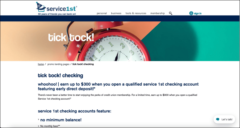 Service 1st Credit Union - $300 Checking Bonus - Profitable Content