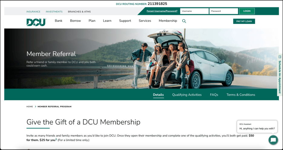 DCU - $50 Checking Bonus - Profitable Content