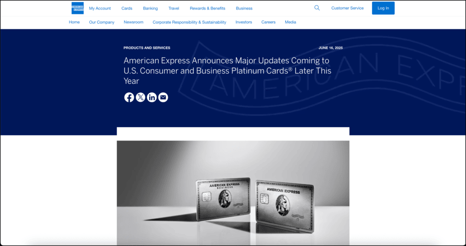 American Express Teases Major Platinum Card Updates - Profitable Content