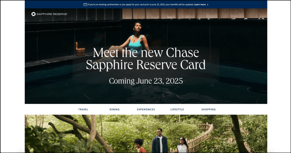 Chase Announces Sapphire Reserve Overhaul - Profitable Content