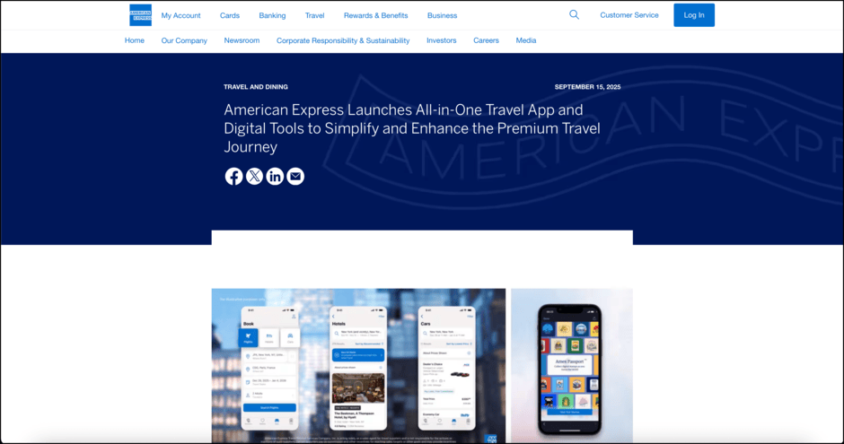 American Express Launches Amex Passport Travel App - Profitable Content