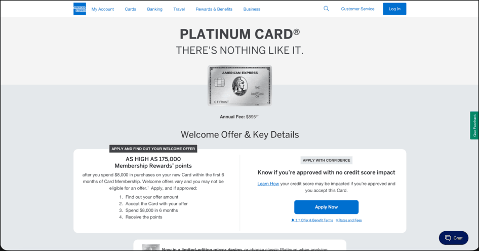 American Express Personal Platinum Card Refresh - Profitable Content