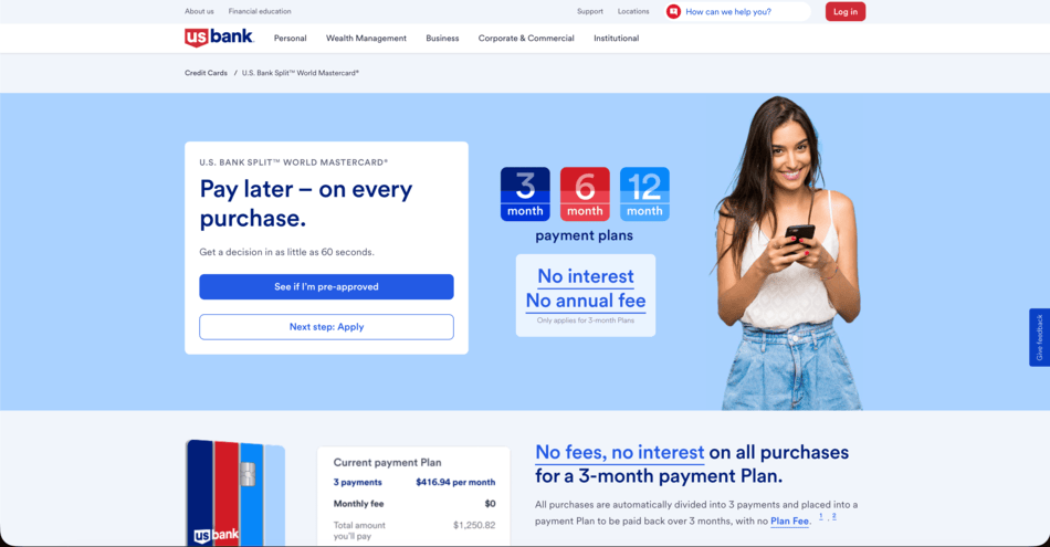 New US Bank Split Credit Card - Profitable Content