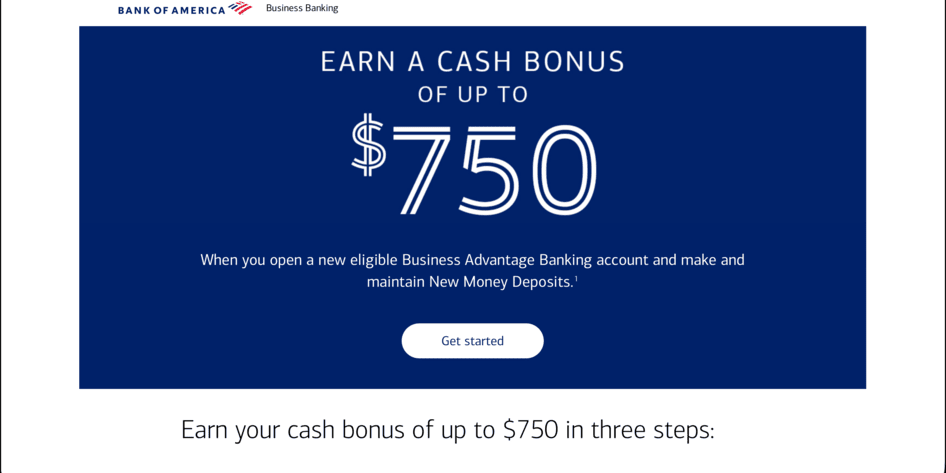 Bank of America - $750 Business Checking Bonus - Profitable Content